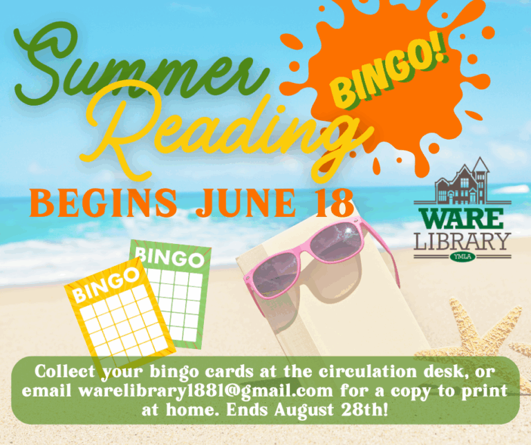 Ware Library (YMLA) – Ware's Public Library, founded by the YMLA in 1881