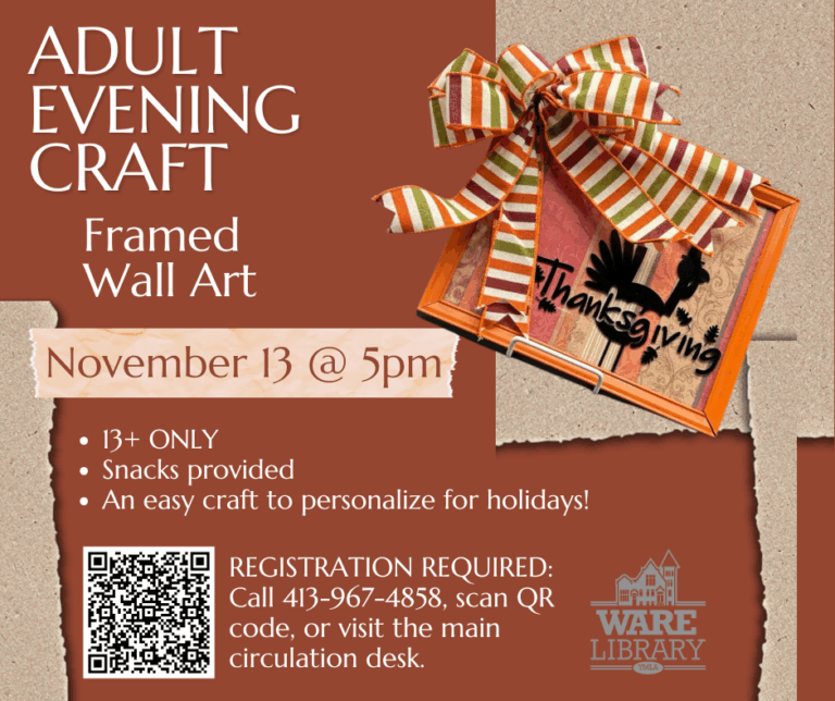 Ware Library (YMLA) – Ware's Public Library, founded by the YMLA in 1881